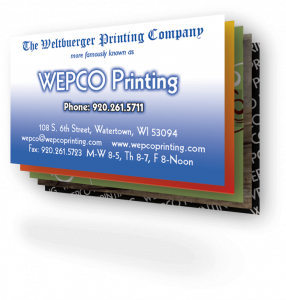 Products - Wepco Printing